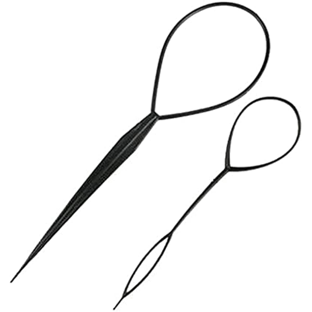 2 Pairs Tail Hair For Women Girl Braided Ponytail Maker Easy Styling ...