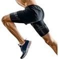 2 Pairs Thigh Compression Sleeves Quad and Hamstring Support Anti Slip ...