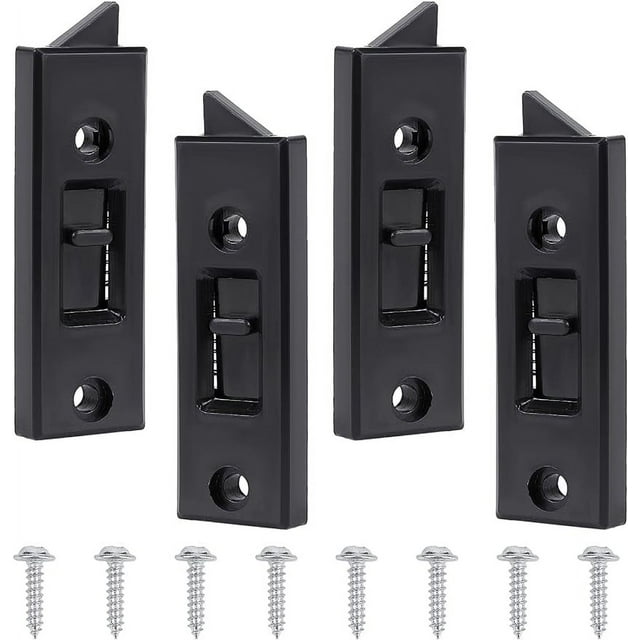 2 Pairs Tilt Latch Replacement Window Parts and Hardware Locks Plastic ...