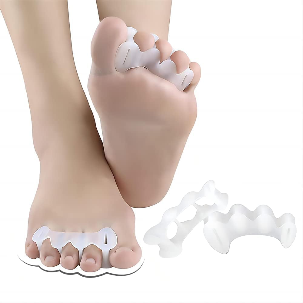 2 Pairs Toe Separators Bunion Pads Toe Spacers for Feet Strengthening ...