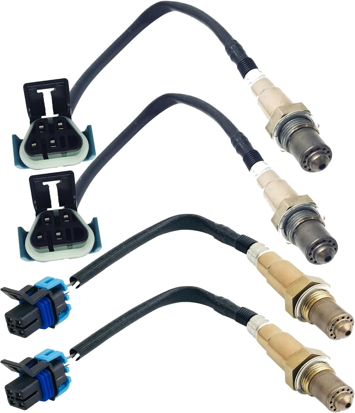 2 Pairs Upstream and Downstream Oxygen Sensors Compatible with Chevy ...