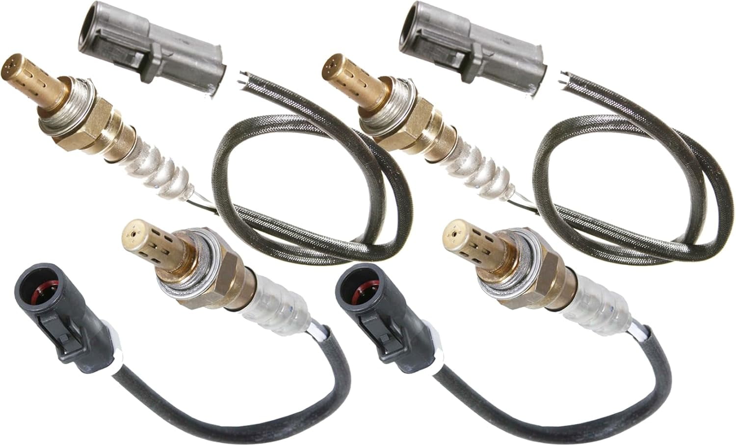 2 Pairs Upstream and Downstream Oxygen Sensors Compatible with Ford ...