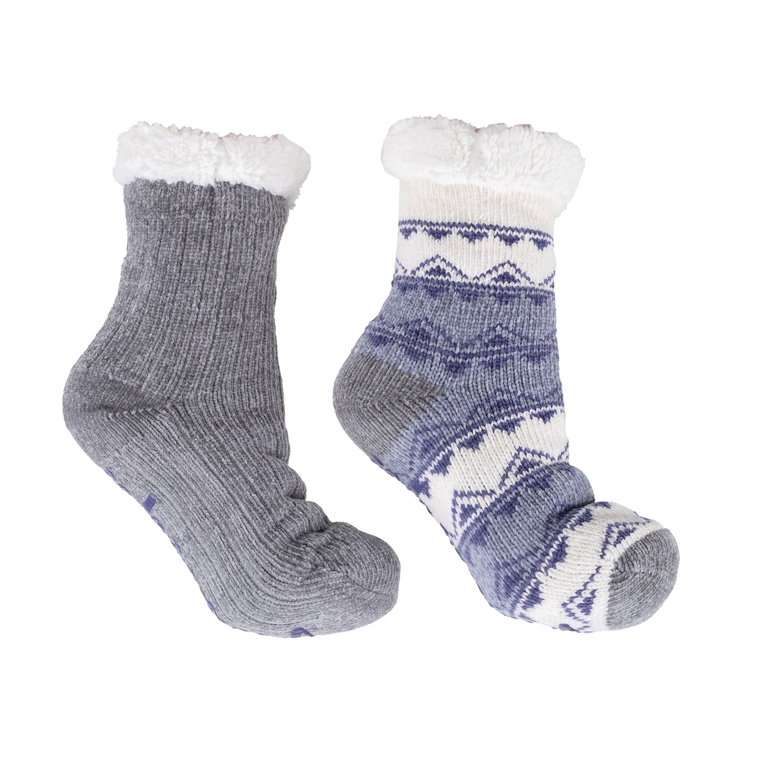 2 Pairs Velvet Rose Socks, Shea Butter and Rose Infused | Grey ...
