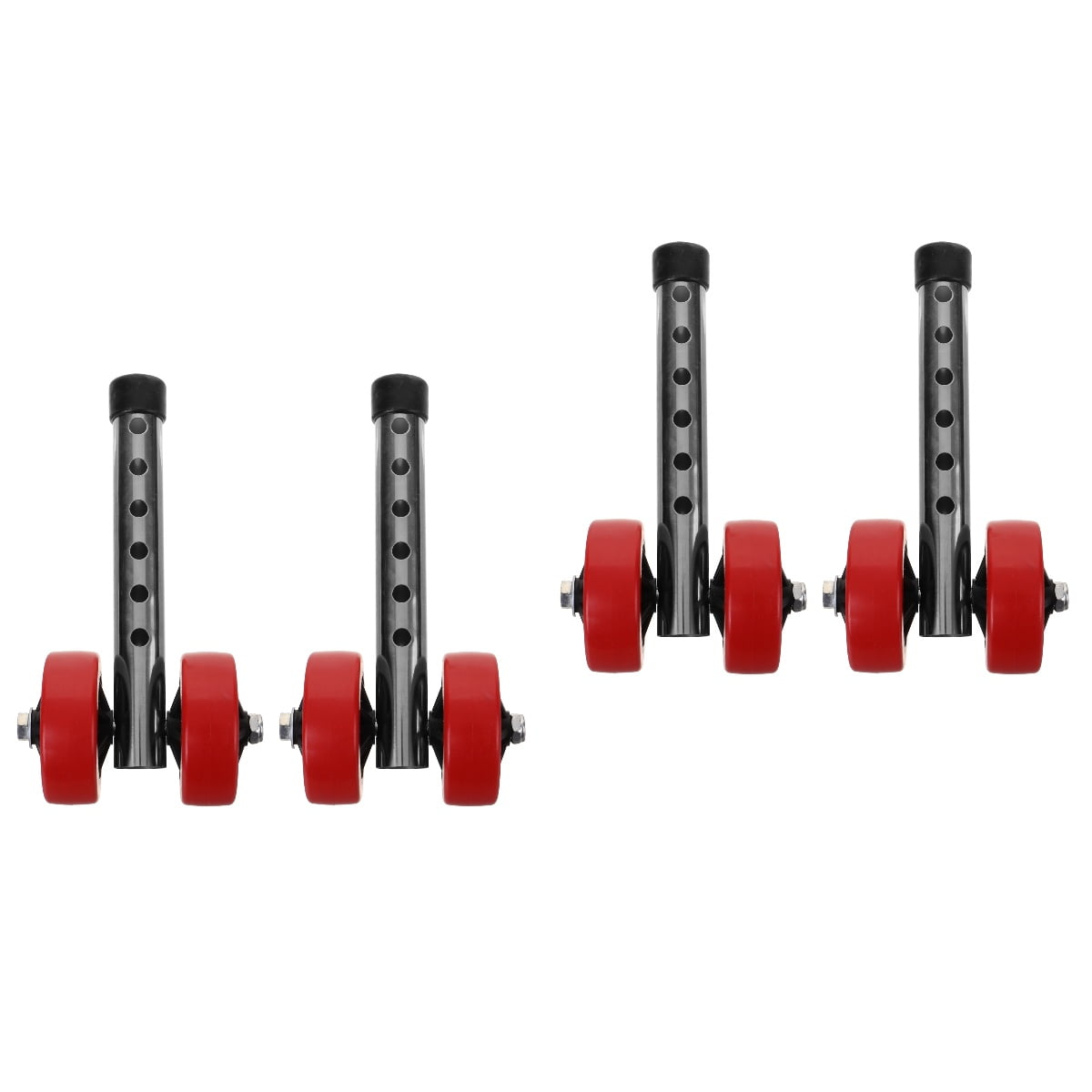 2 Pairs Walker Replacement Parts Supplies Small Sturdy Wheels for ...