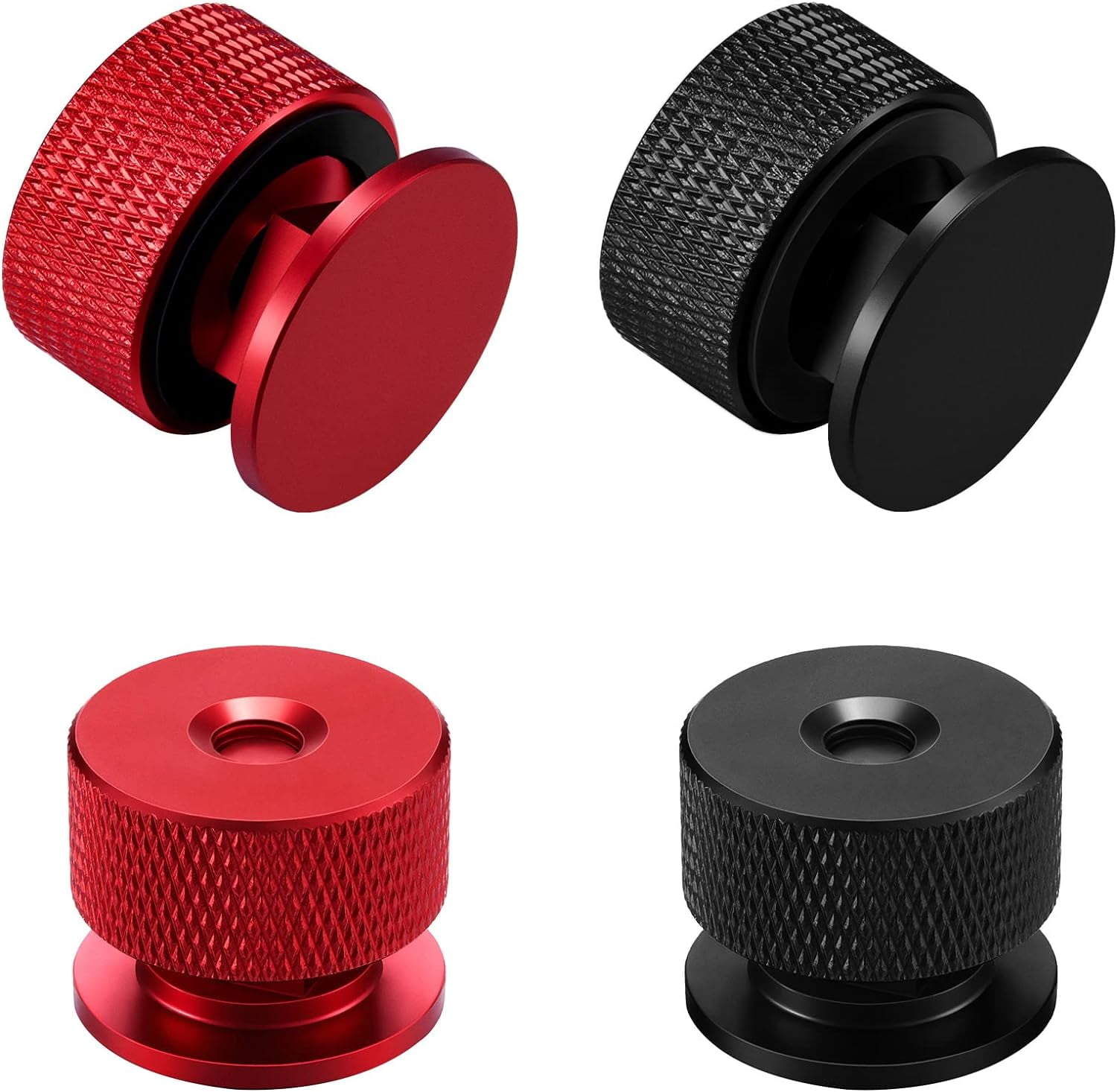 2 Pairs Welding Hood Helmet Fasteners Aluminum Helmet Headgear ...