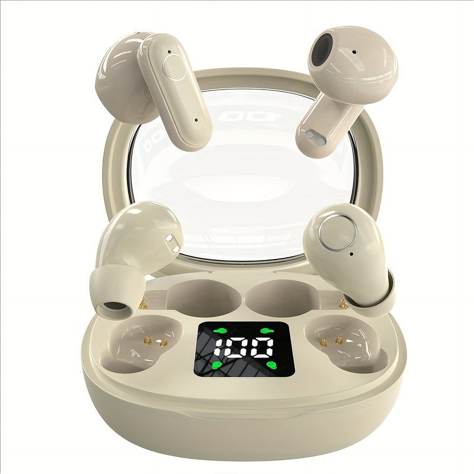 2 Pairs Wireless Earbuds 4 Seasons Set, Single Compartment Bluetooth 5. ...