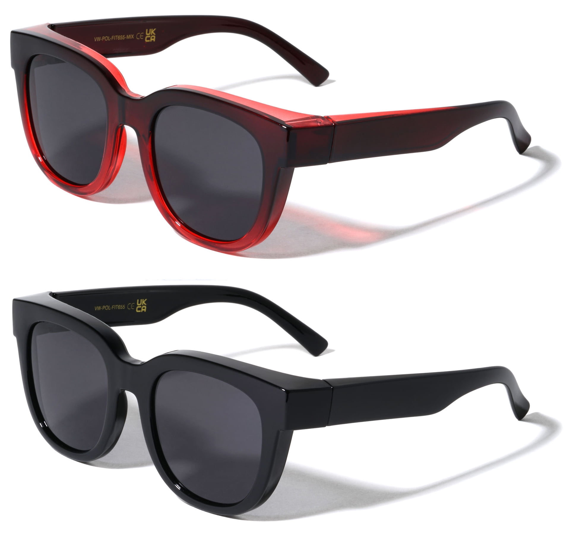 V.W.E. Polarized UV Protection Prescription Women's Round Sunglasses ...