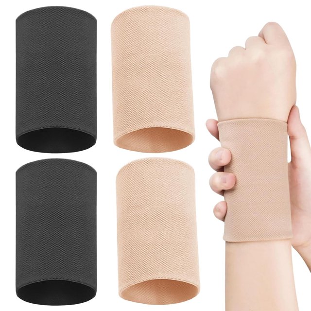2 Pairs Wrist Wraps Men & Women Sport Compression Wrist Brace Wrist ...