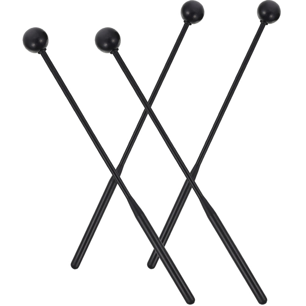 ifundom Marimba Sticks Marimba Mallets Black Rubber 2 Pairs - Walmart.com