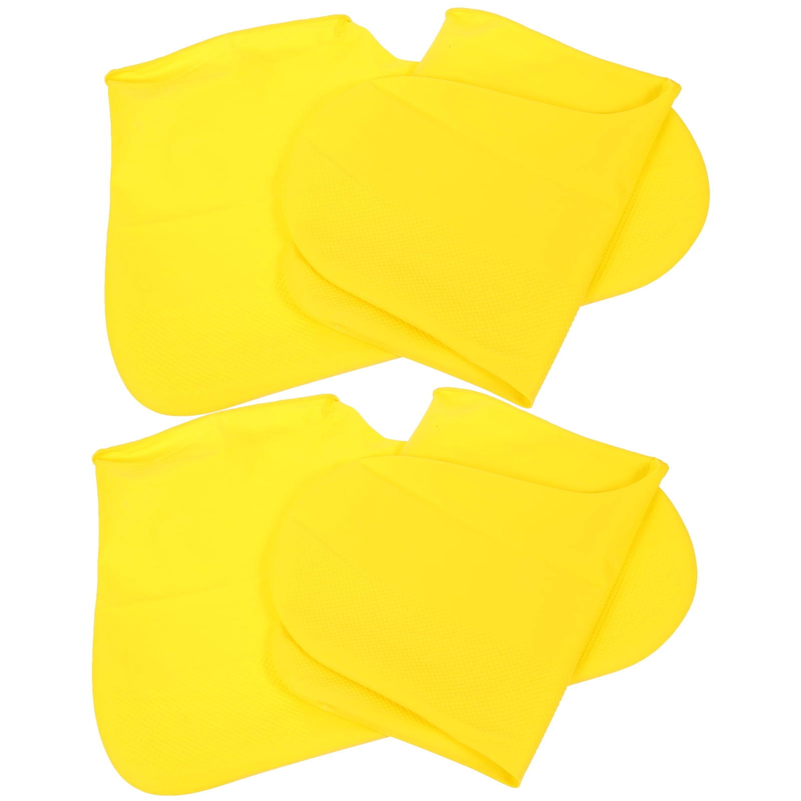 2 Pairs Yellow Shoe Covers Waterproof Boot for Outdoor Travel ...