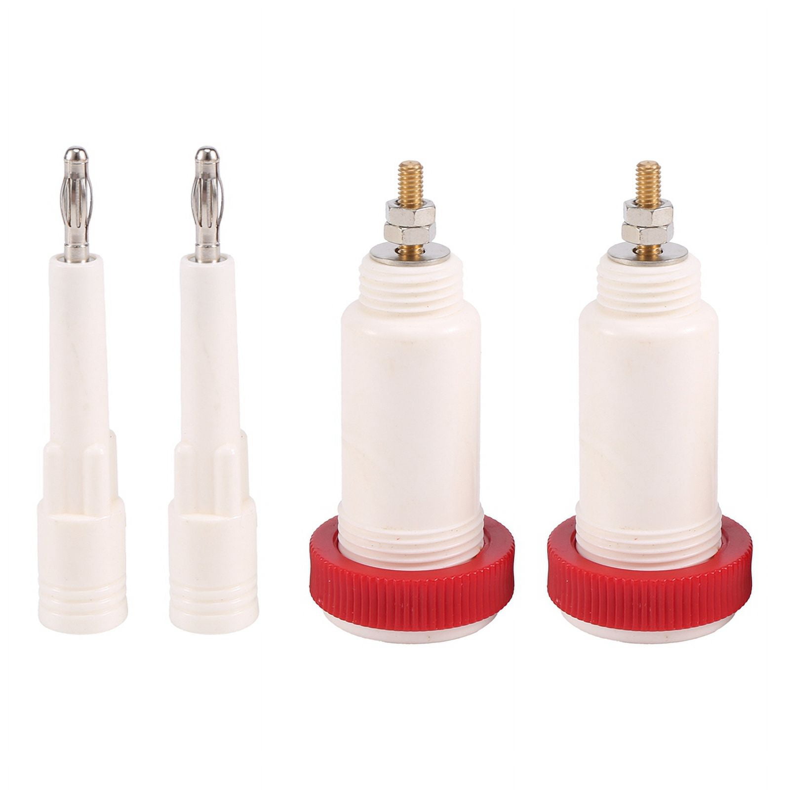 2 Pairs of 4 mm Banana Jack 10Kv -30Kv High Voltage Connector Plug and ...