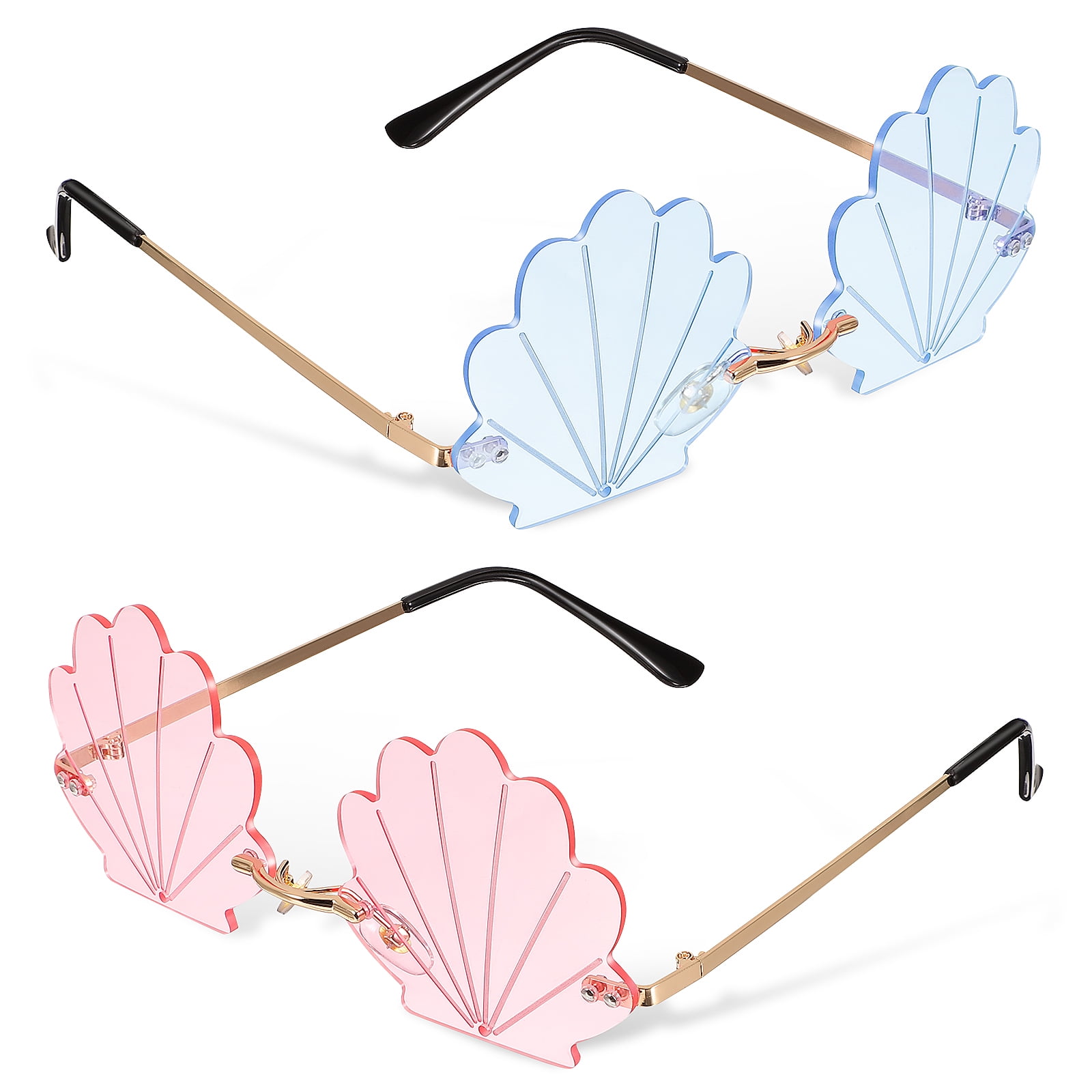 Raindrops Funky Shell Sunglasses Assorted Color Pc Lenses for Party ...