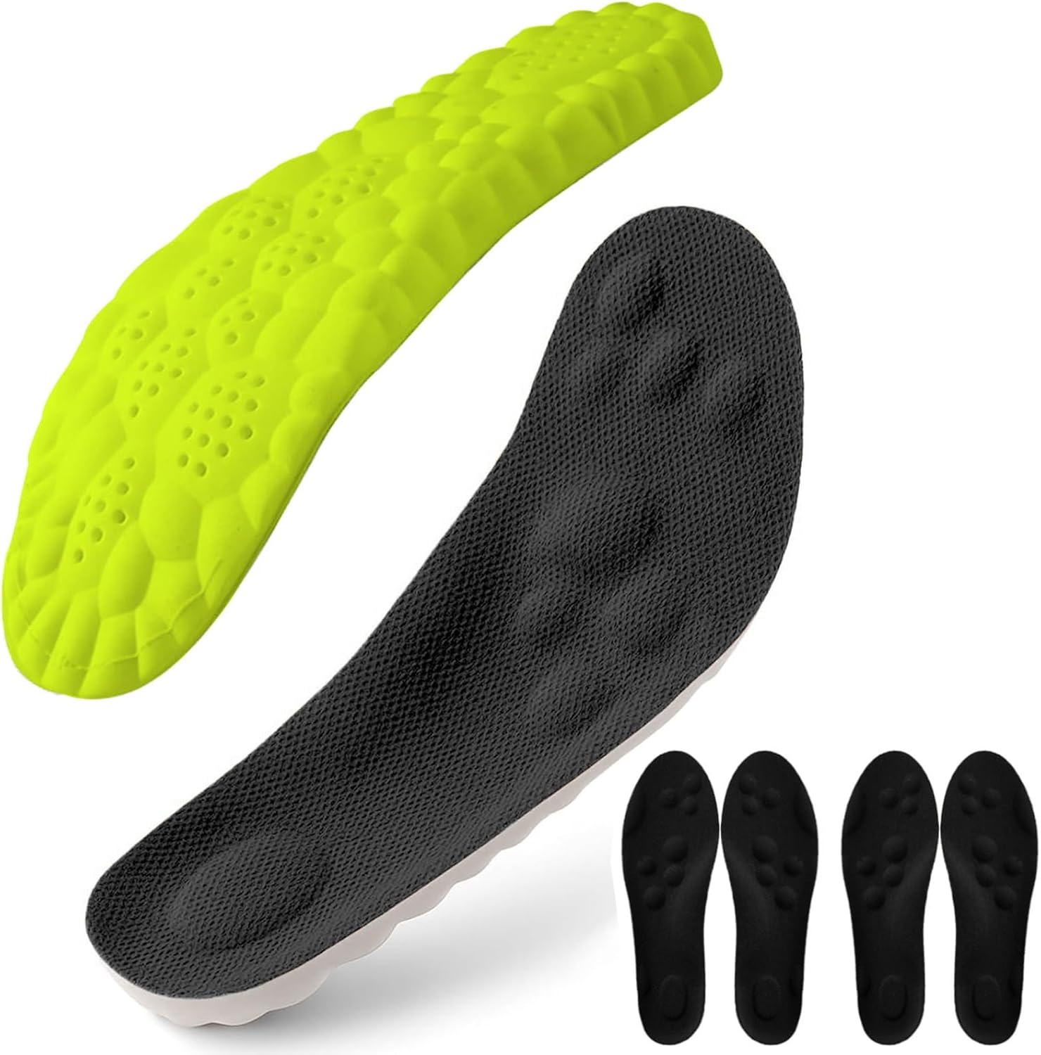 2 Pairs of Insoles for Kids & Youth, 4D Cloud-Like Insoles for Women ...