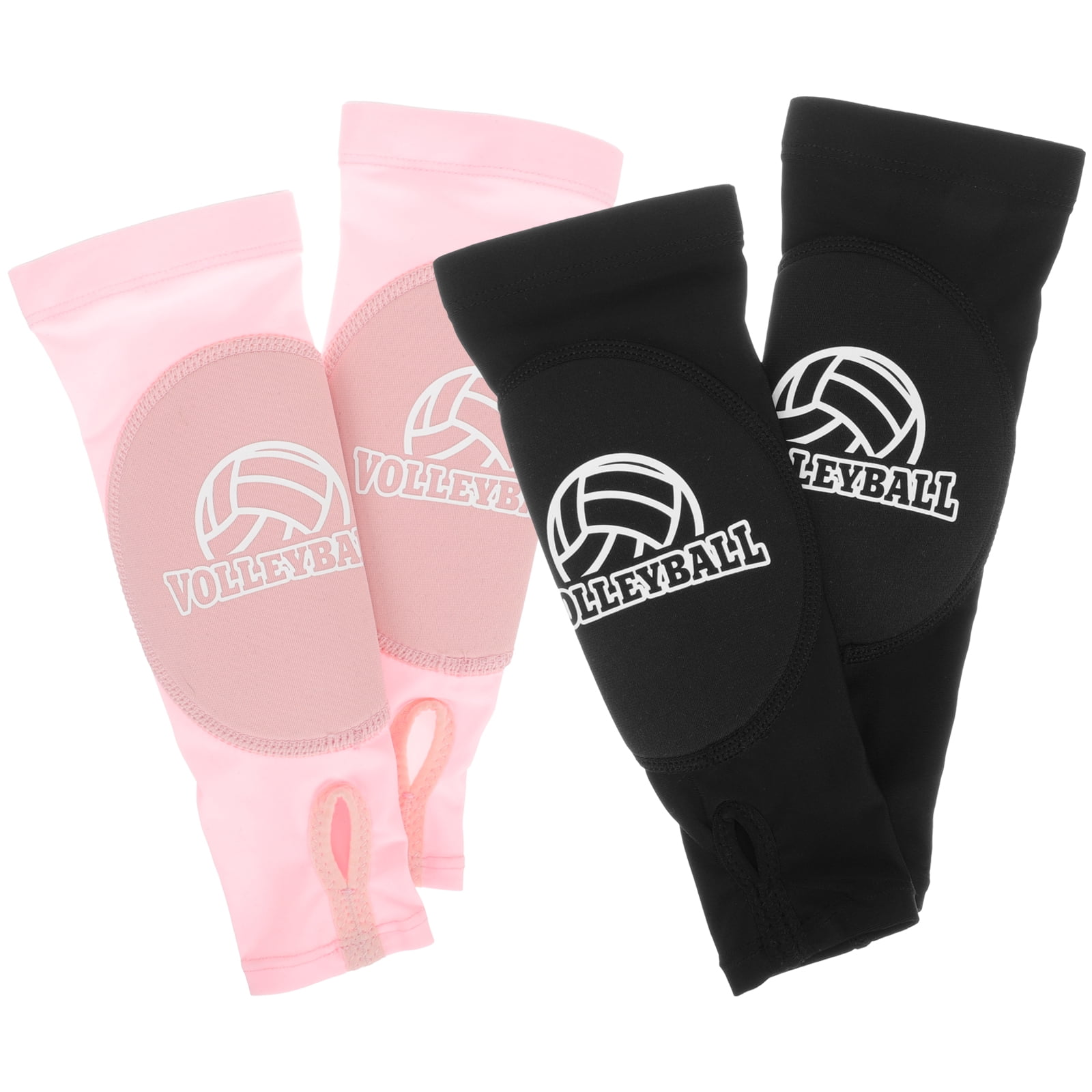 2 Pairs of Padded Wrist Brace Sports Wrist Protector Elastic Arm Band ...