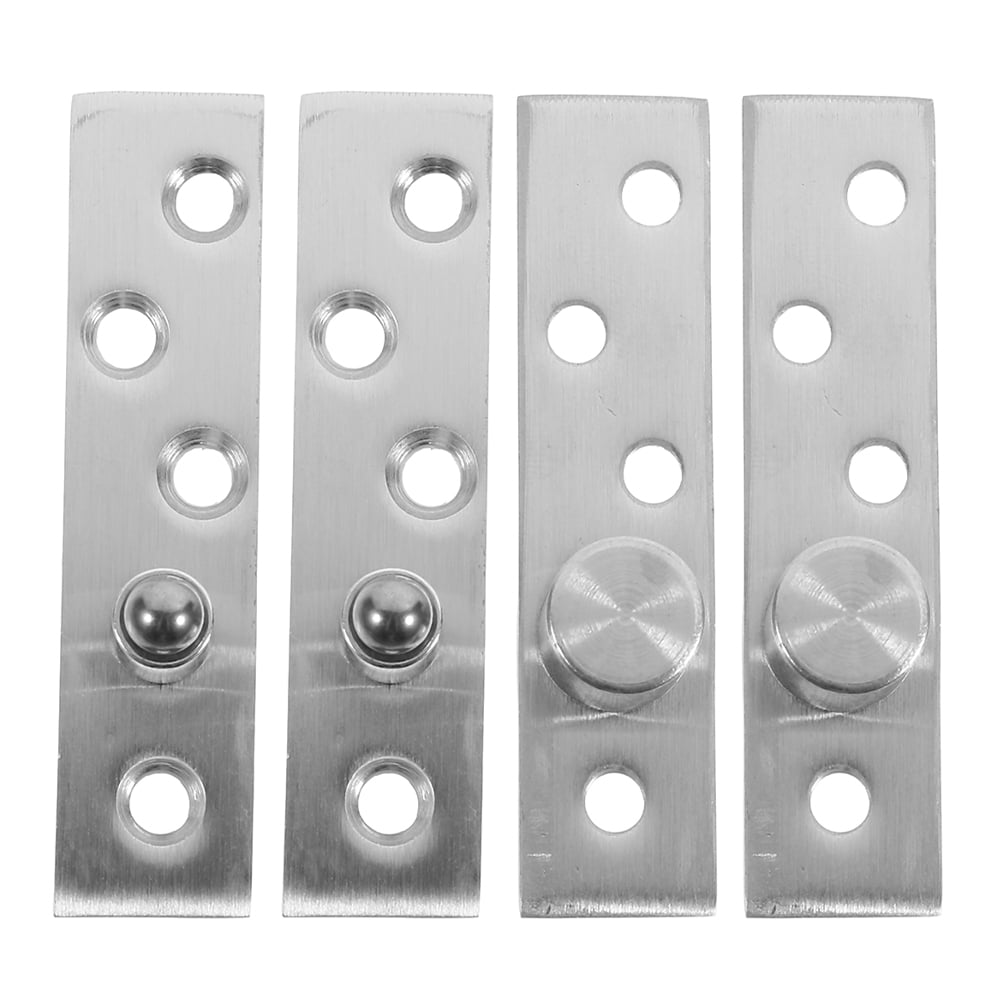 2 Pairs of Pivot Hinge Rotating Hinge 360 Degree Hinge Stainless Steel ...