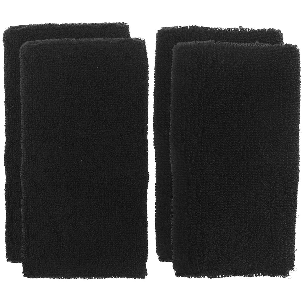 2 Pairs of Sports Wrist Braces Sweat Absorbing Wristbands Stretchy ...