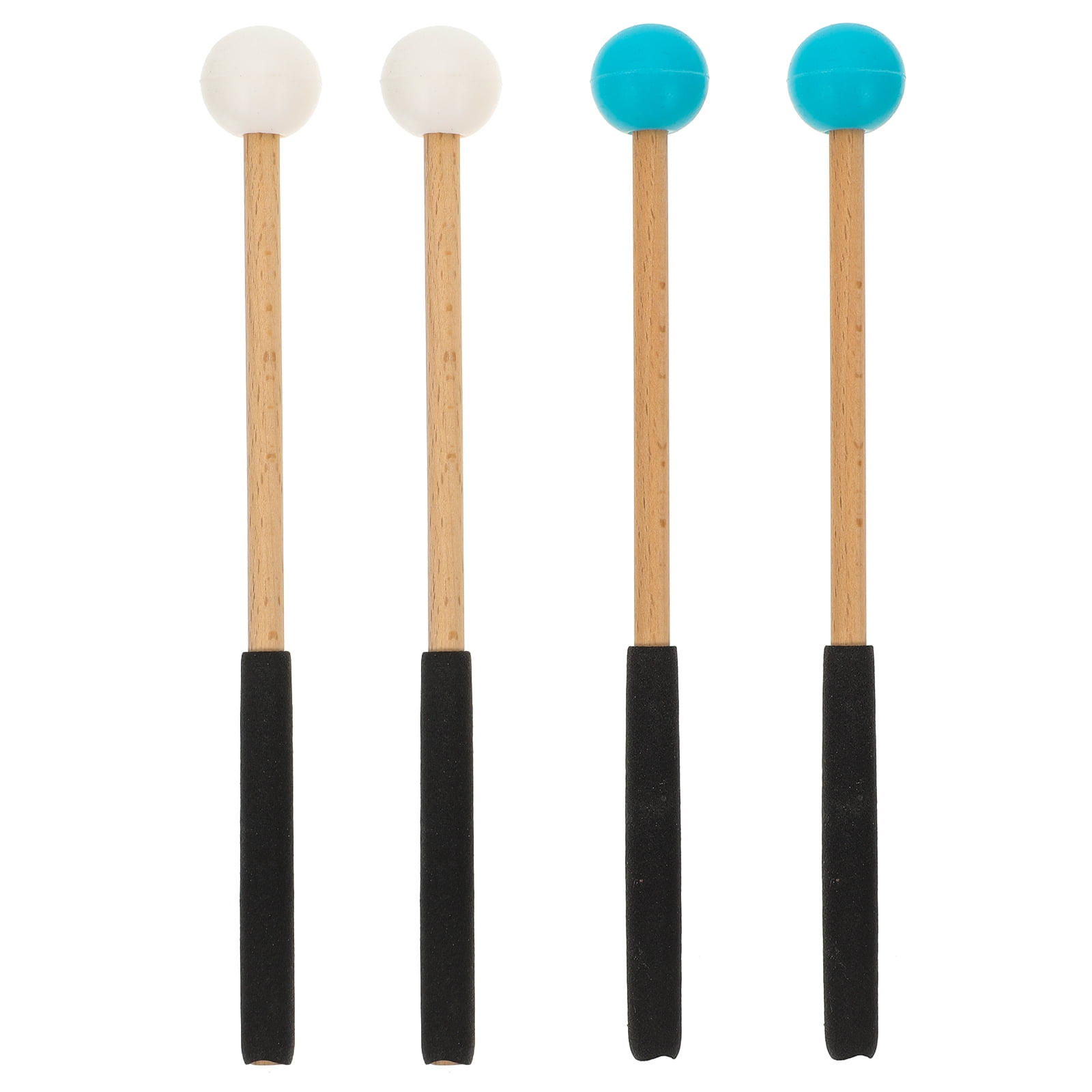 2 Pairs of Tongue Drum Drumsticks Percussion Instrument Sticks Musical Instruments - Walmart.com