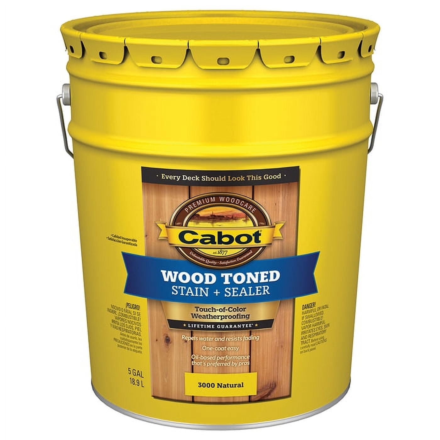2 Pallets (72 ct) of 5 gal Cabot 3000 Natural Wood Toned Deck & Siding Stain - Walmart.com