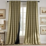 2-Panel Blackout Plaid Curtains, 96 Inches Long, Farmhouse Checkered ...