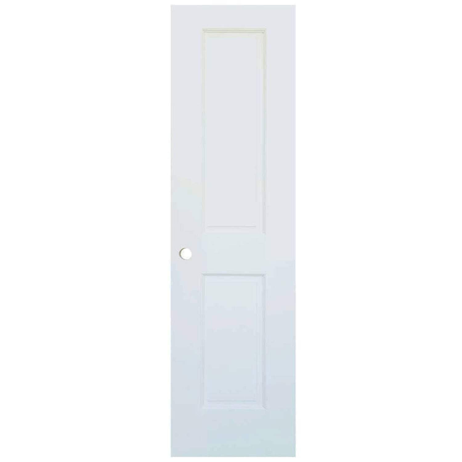 2-Panel Colonial White Interior Door Slab with Bore Hole - Walmart.com