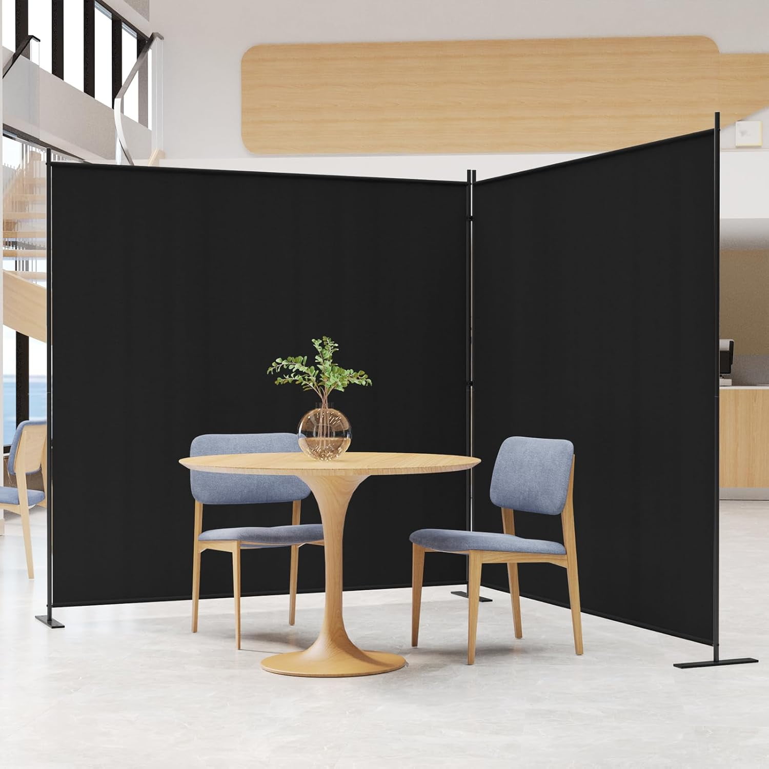 2 Panels Room Divider, 6 Ft Tall Indoor Folding Privacy Screen ...