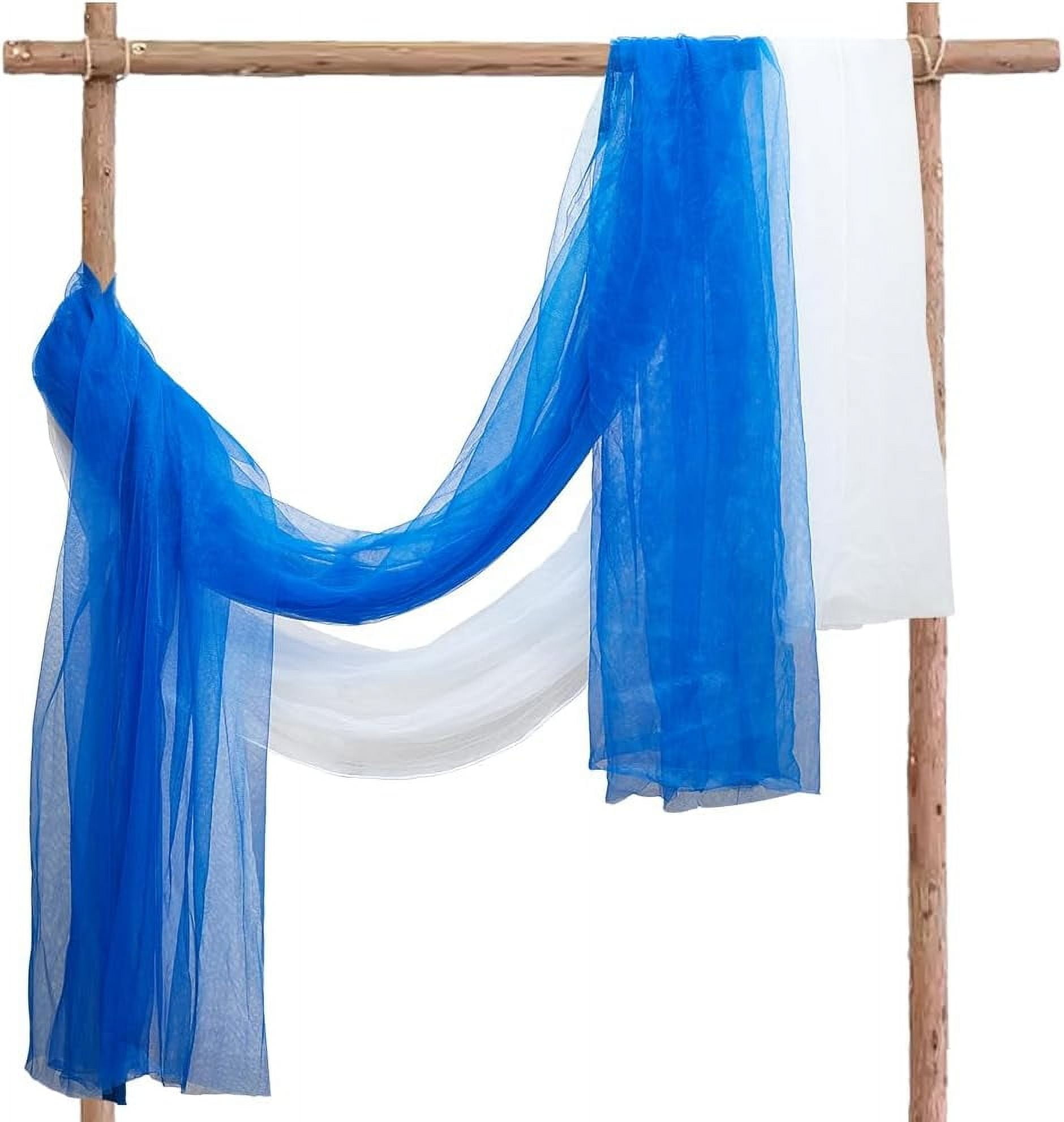 2 Panels Wedding Arch Draping Fabric 66.5 Inch x 9.8 Ft Wedding Fabric ...