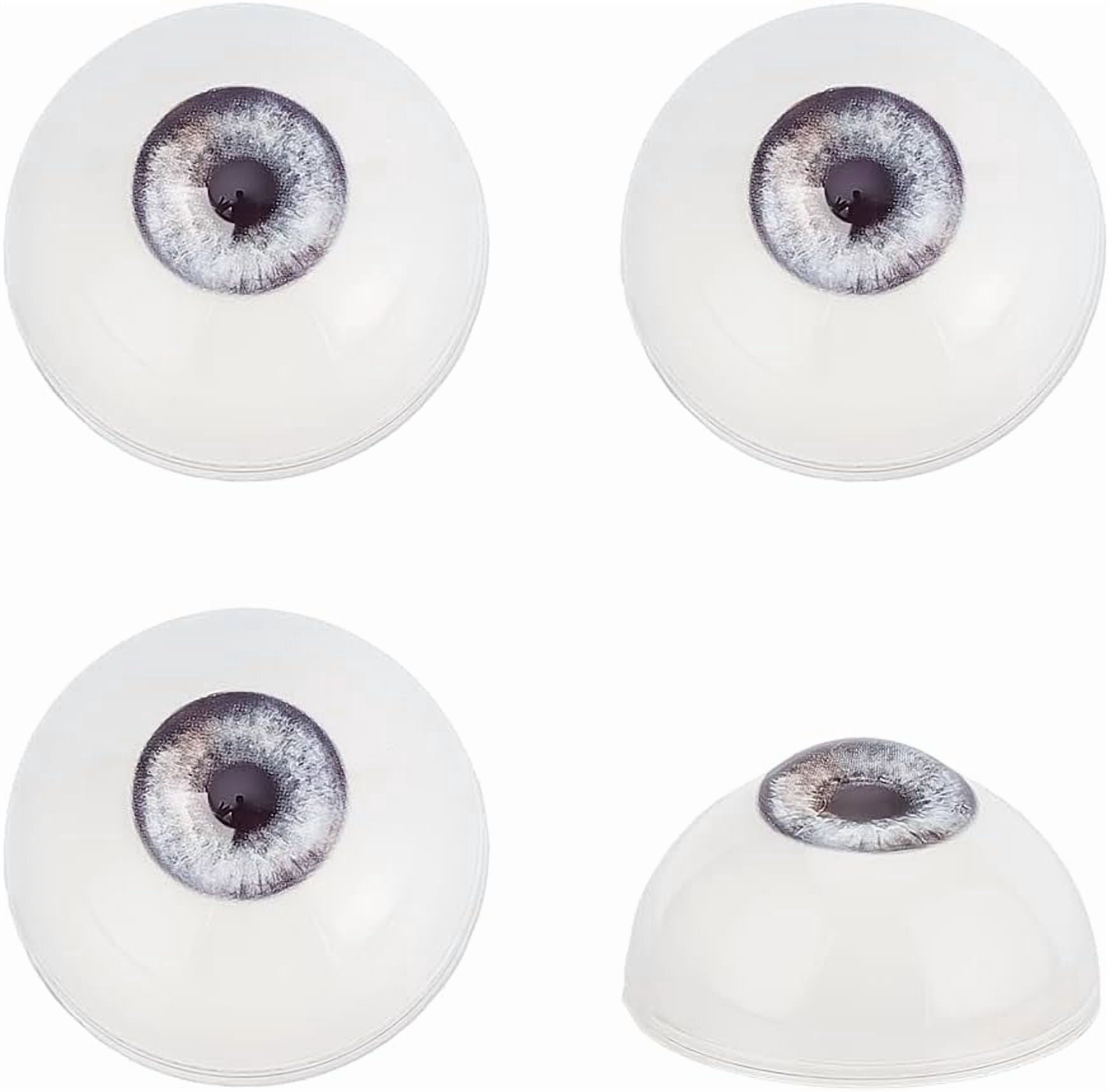 2 Paris Realistic Eyes Big Eyeballs 32mm Large Acrylic Eyeballs Human ...