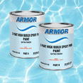 2-Part High Build Epoxy Pool Paint - 2 Gal Armorpoxy INC - Walmart.com