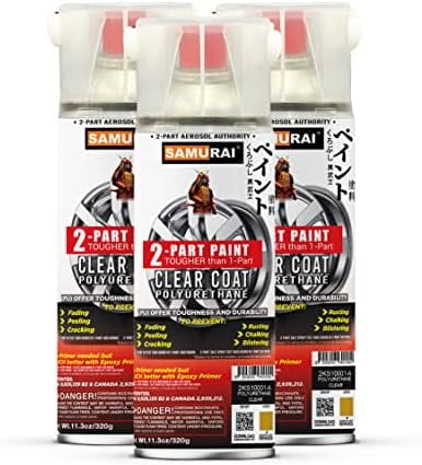 2-Part Polyurethane Spray Paint Clear Coat for High Performance Wheel ...