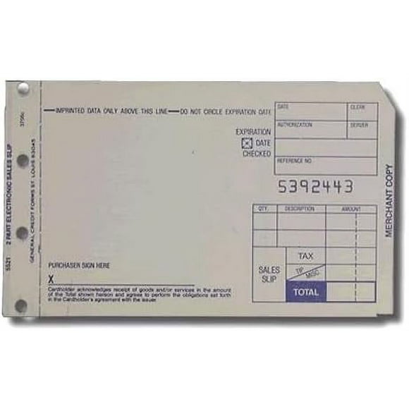 Order Deposit Slips