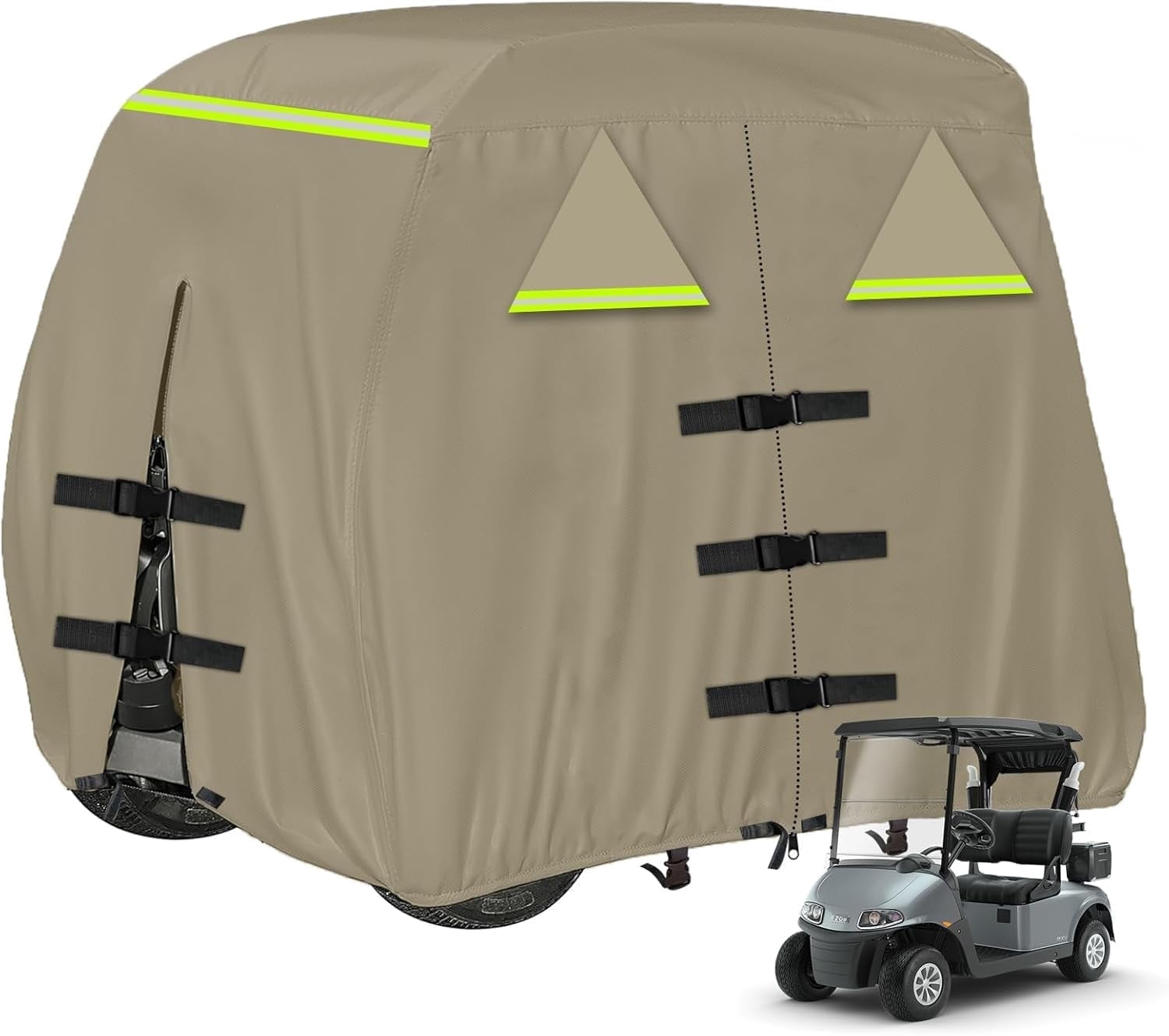 Che Yi Bao 2 Passengers Golf Cart Cover, 420D Heavy Duty Marine Grade ...