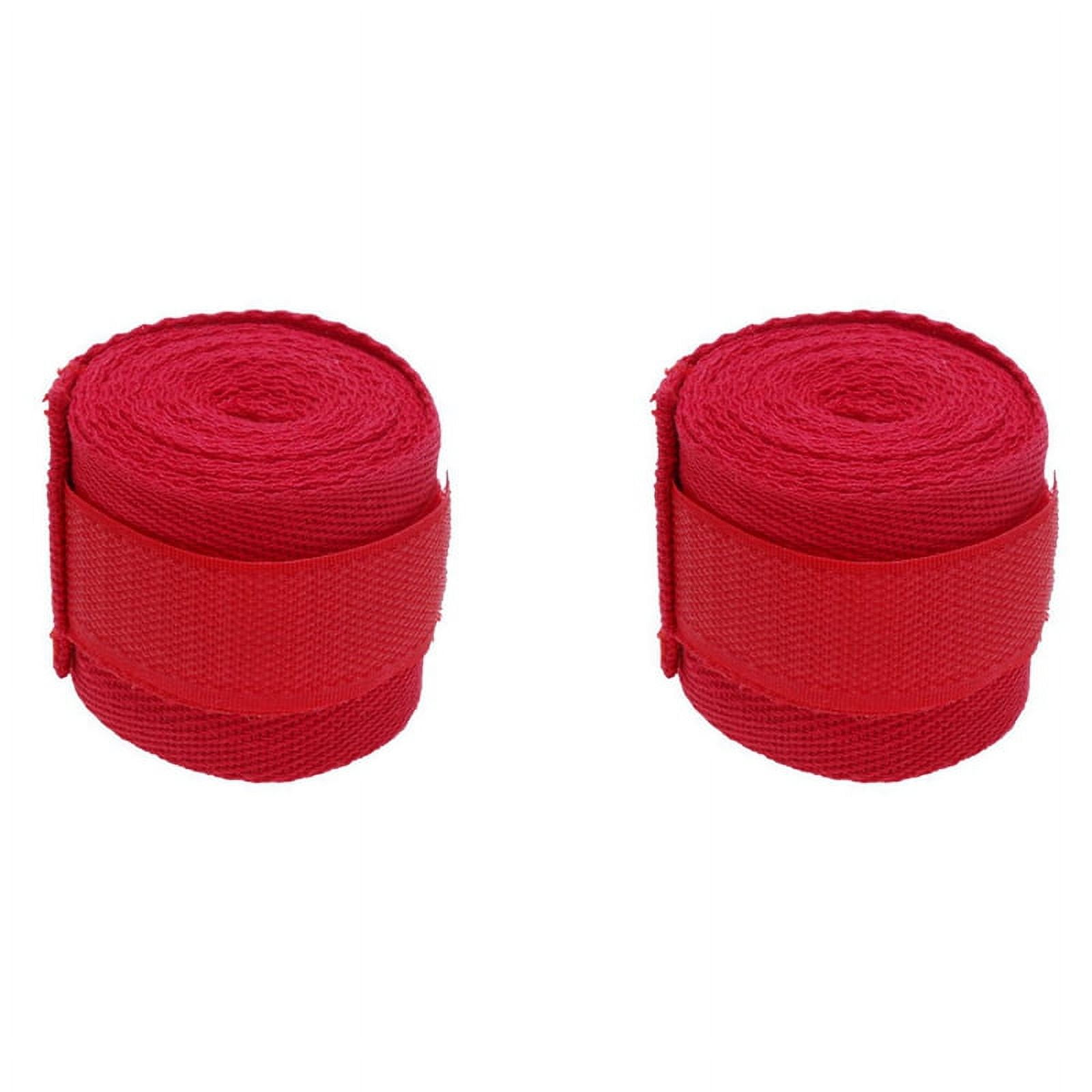 2 Pc 2.5M Eslatic Cotton Sports Strap Boxing Bandage for Muay Thai ...