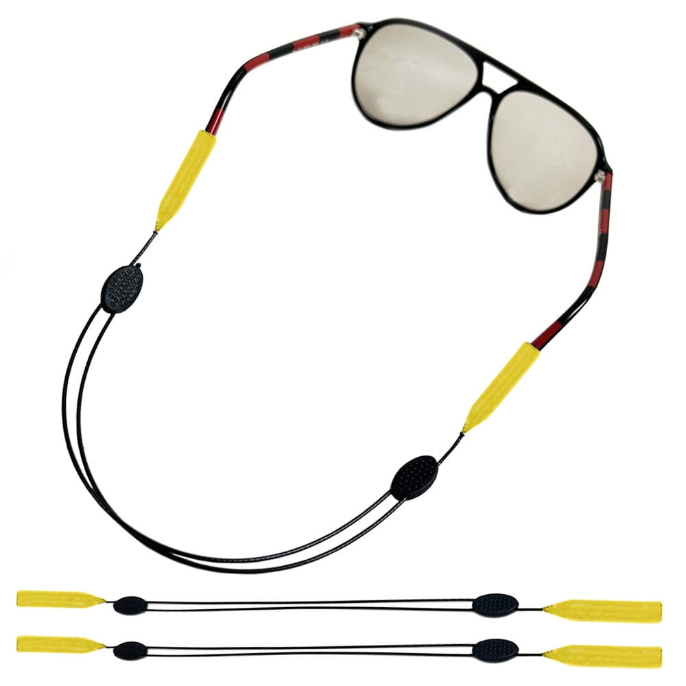 2 Pc Adjustable Sunglasses Straps Eyeglass String Holder Wired Eyewear ...