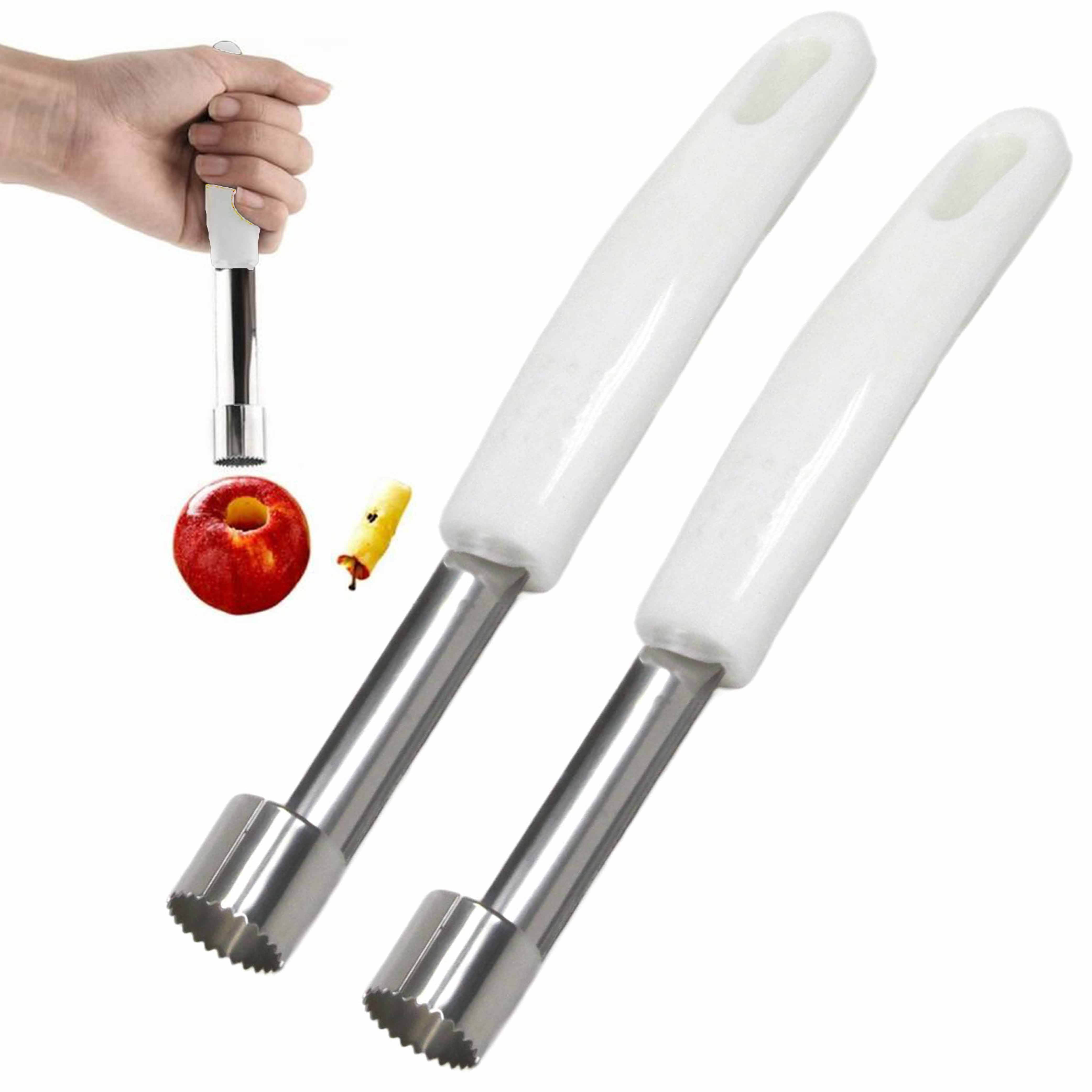 2 Pc Apple Pear Corer Stainless Steel Core Fruit Seed Remover Easy Twist Tool - Walmart.com
