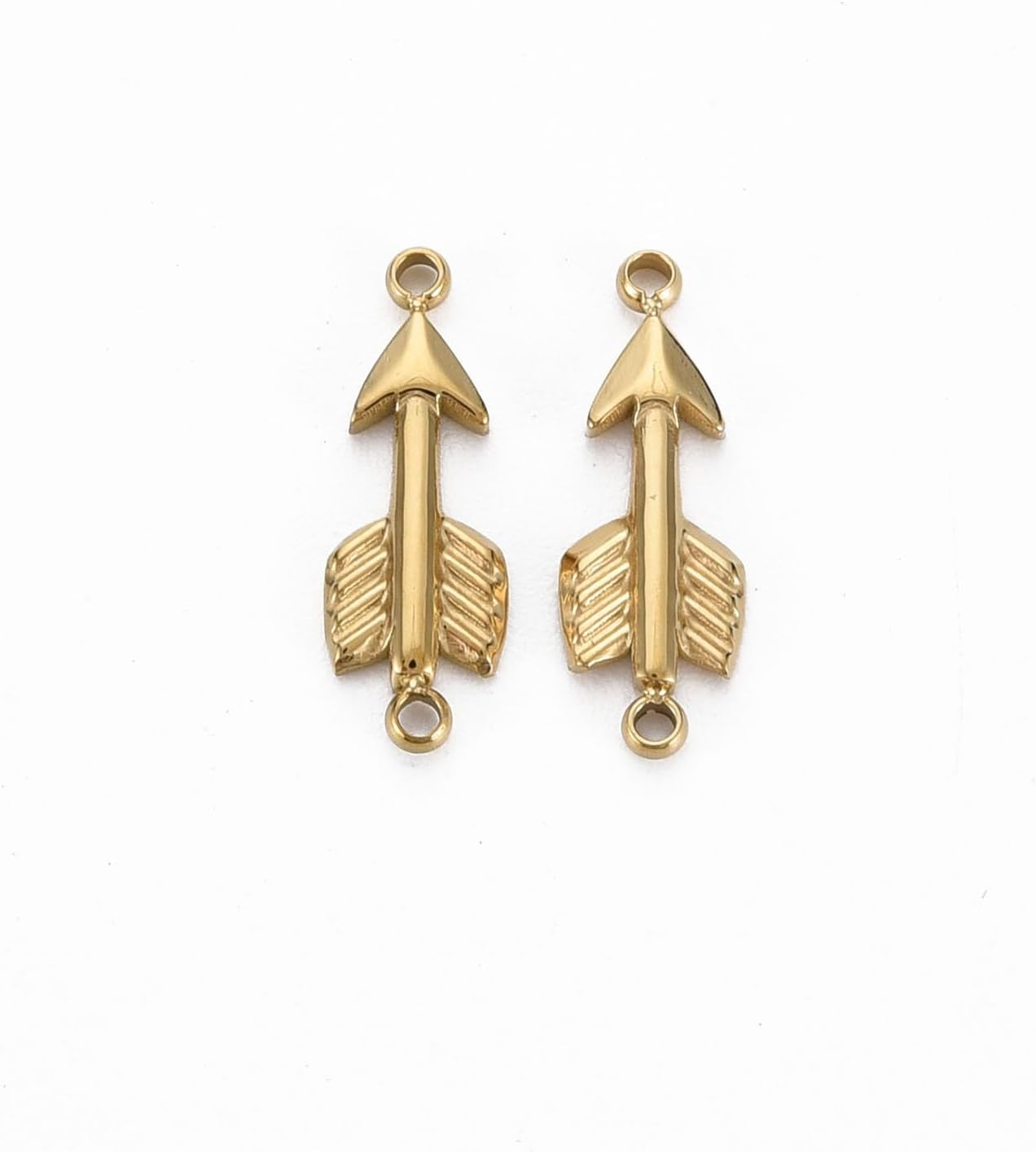 2 Pc Arrow Shape Links Ion Plating(IP) 304 Stainless Steel Connector ...