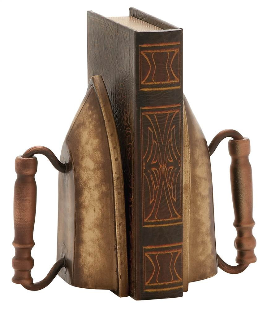 Innovatively Styled Metal Bookend Pair - Walmart.com