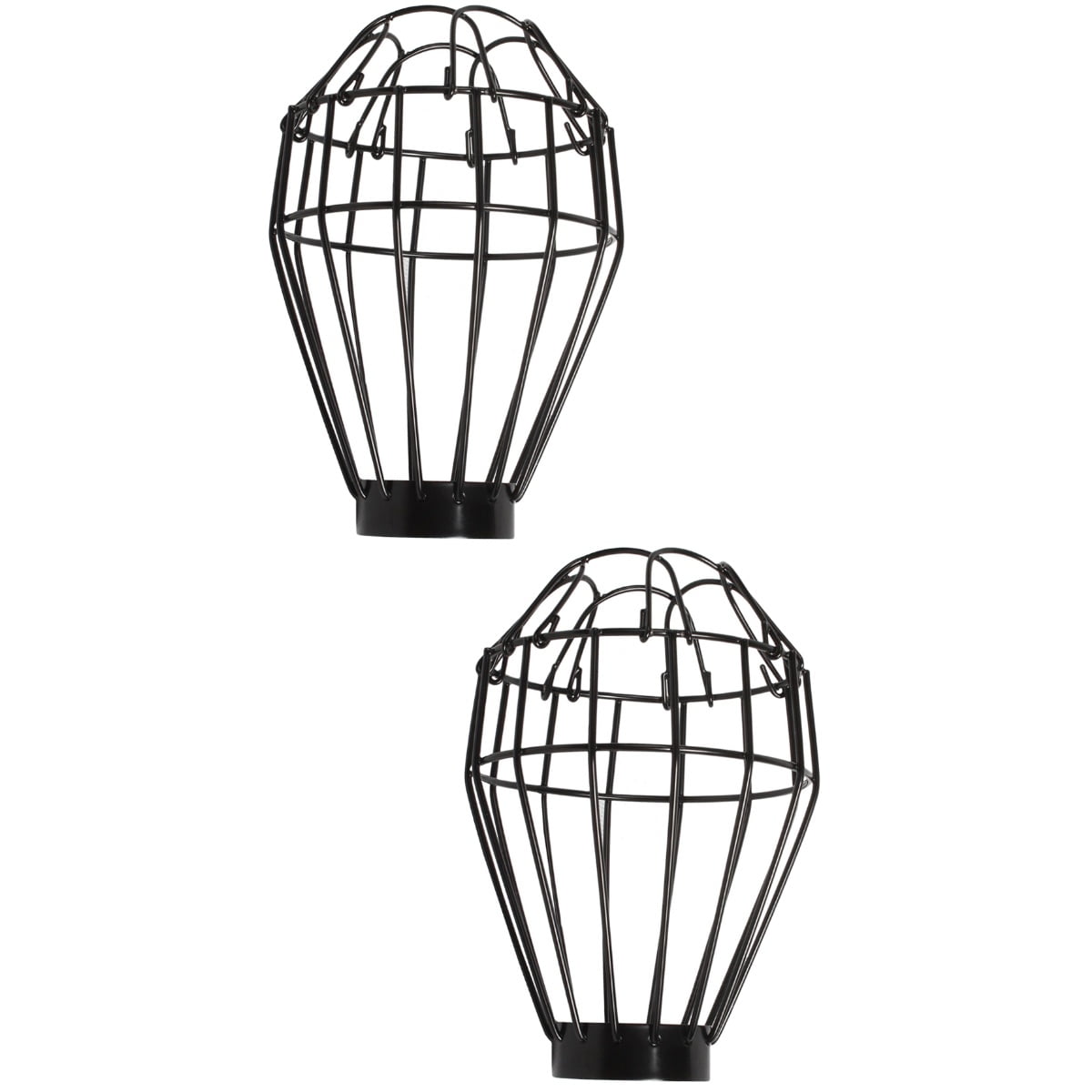 2 Pc Ceramic Lamp Lampshade Light Bulb Pet Lampshade Metal Wire Lamp ...