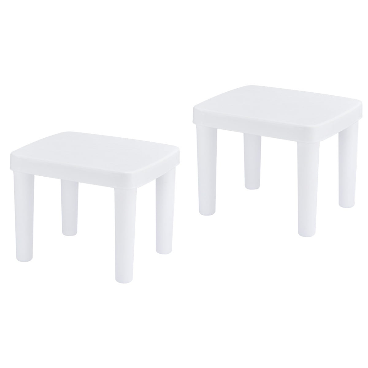 2 Pc Children's Footstool Vanity Chairs Toilet Step for Kids Outdoor ...