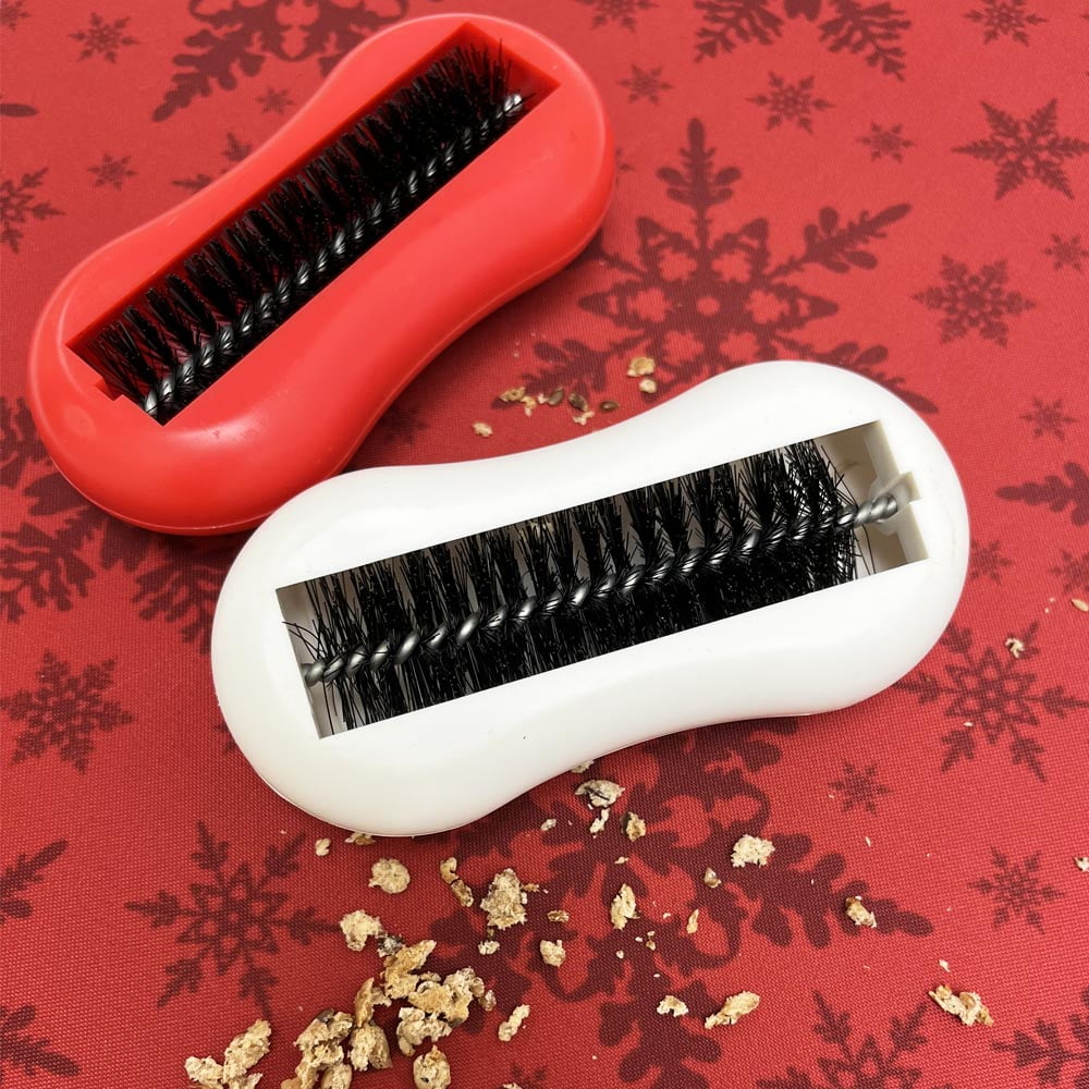 2 Pc Crumb Sweeper Table Brush Portable Vacuum Dust Cleaner Rolling ...
