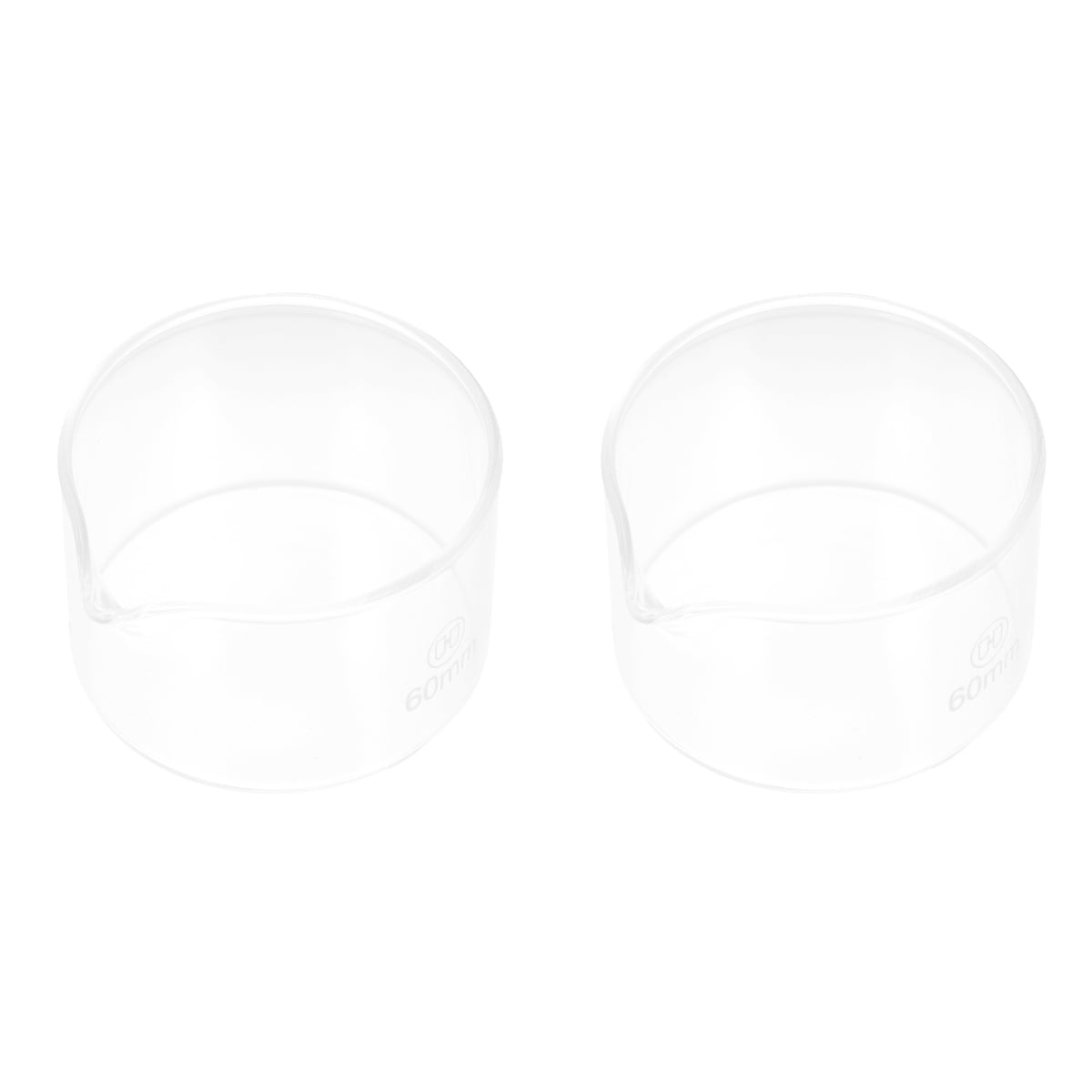 2 Pc Crystallization Dish Decorating Tools Evaporating Supplies Glass ...