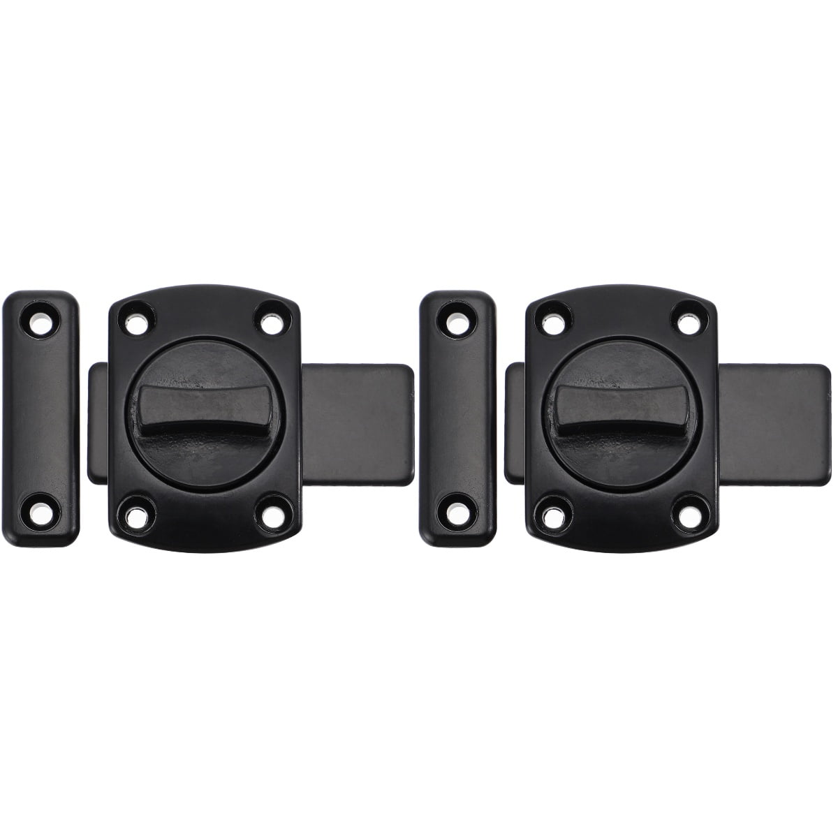 2 Pc Deadbolt Lock Home Furniture Metal Fence Gate Sturdy Latch Heavy ...