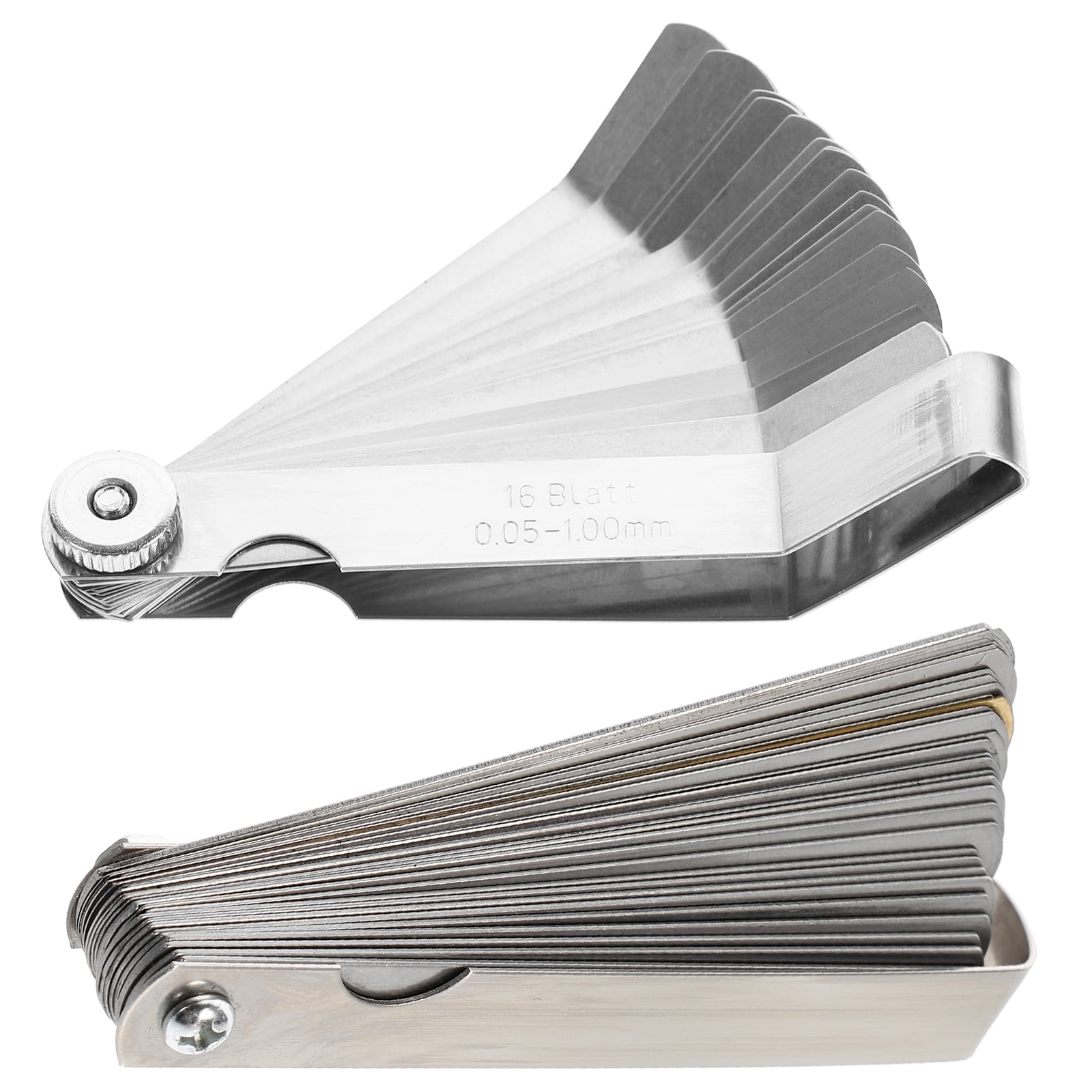 OUNONA 2pc Feeler Gauge Set Made of Spring Steel for Accurate ...