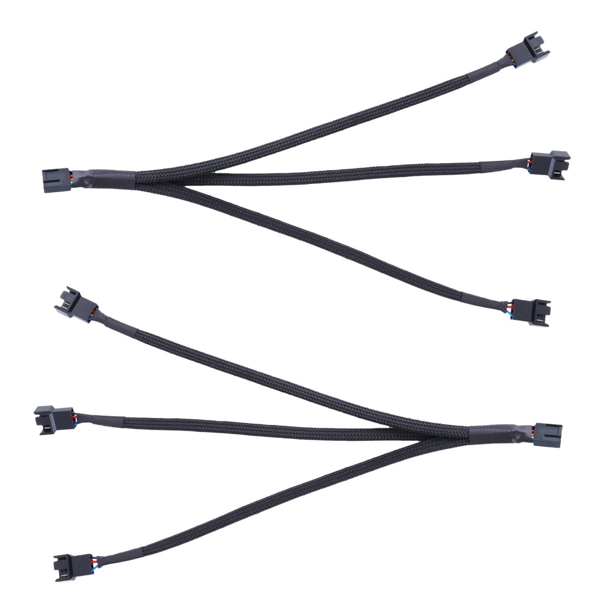 2 Pc Fan Cables PWM P Adapter Cable Fan Extention Cables Extension Cord ...