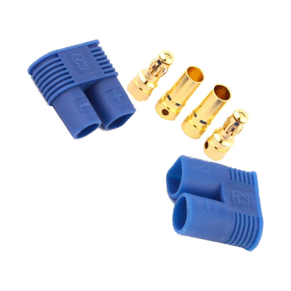 2Pc 3MM Plated Male Female Banana Connectors Plugs with Protective ...