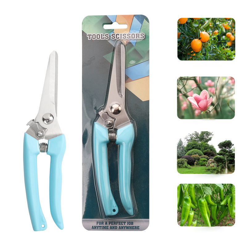 2 Pc Garden Scissors Tip Pruning Shears for Cutting Flowers Trimming Plant Bonsai and Fruits ...