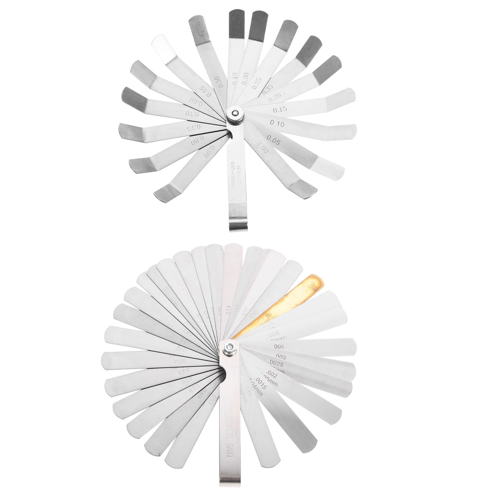 2pc Feeler Gauge Set for Accurate Measurements Made of Spring Steel ...