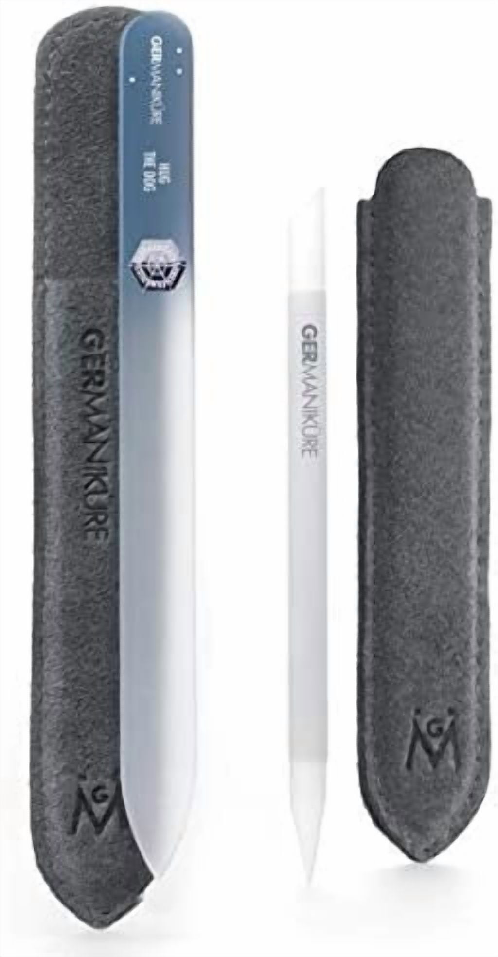 2 Pc Glass Bundle - Crystal Glass Cuticle Stick & File Away Your ...