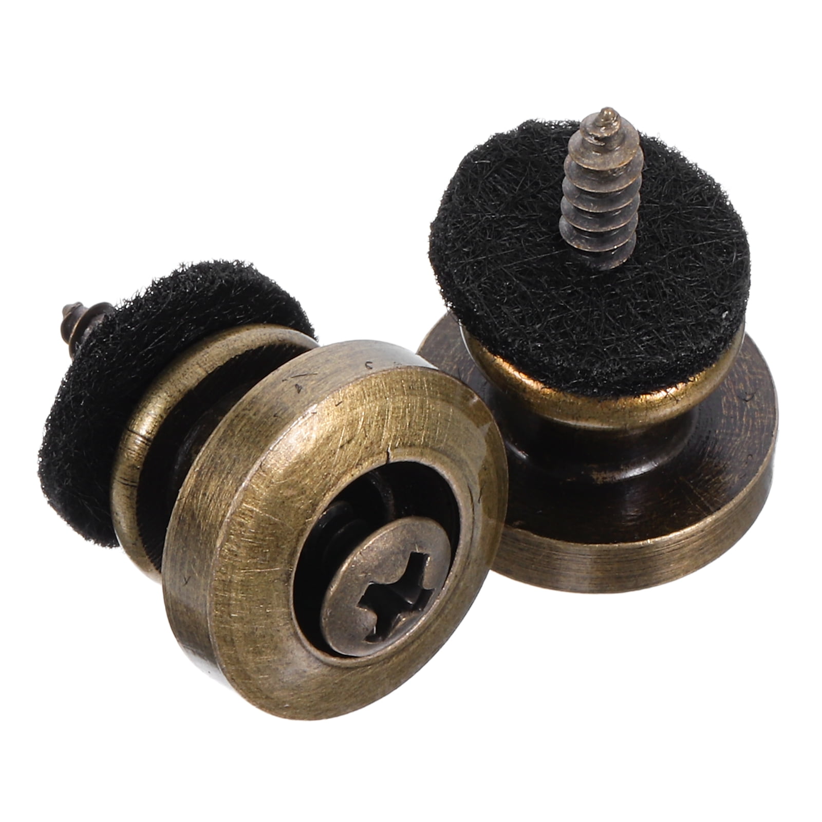 GETAJGHSD 2Pc Strap Lock for Electric Guitar Bronze Square with Gloss ...