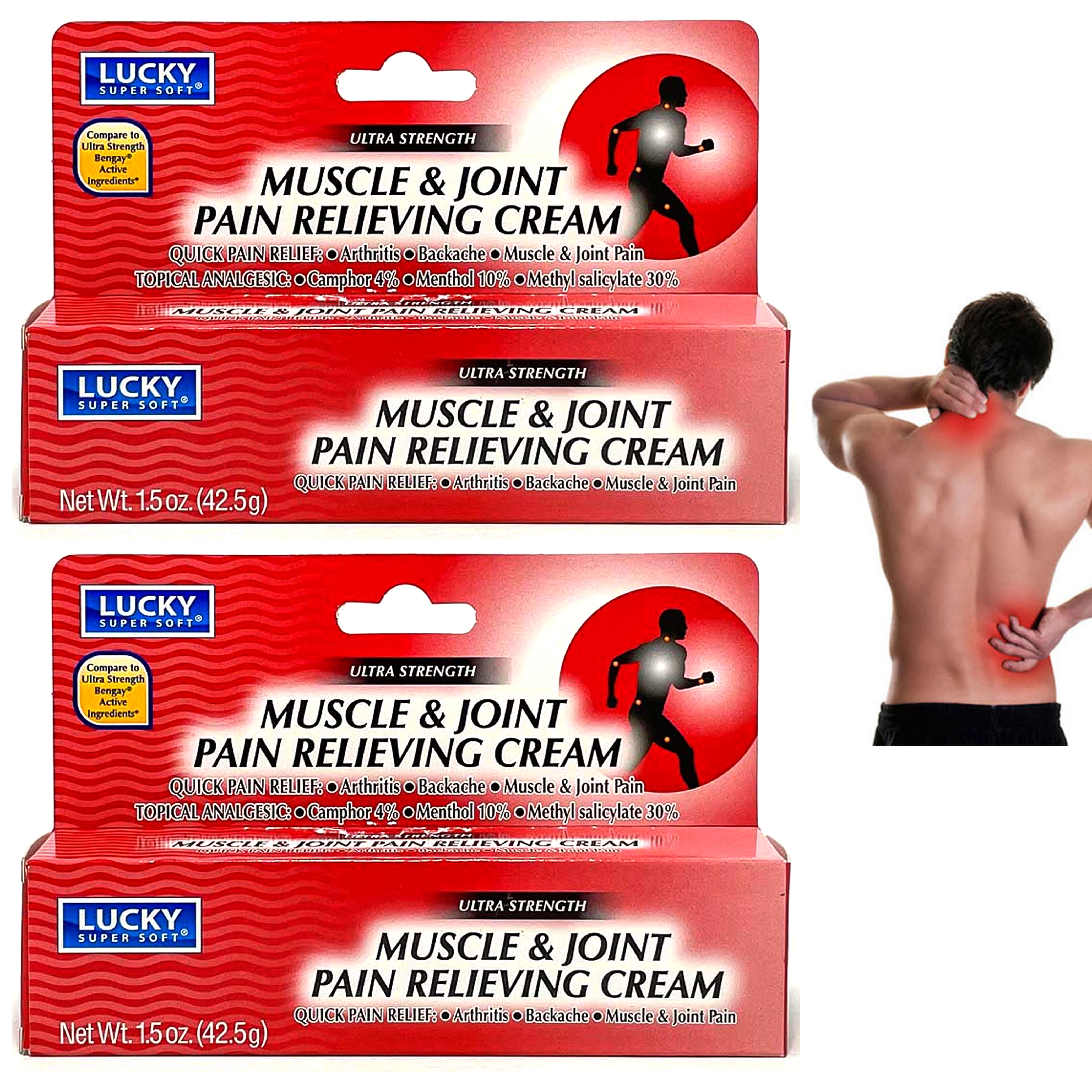ATB 2 Pc Ultra Strength Arthritis Care Muscle & Joint Pain Relief Cream ...