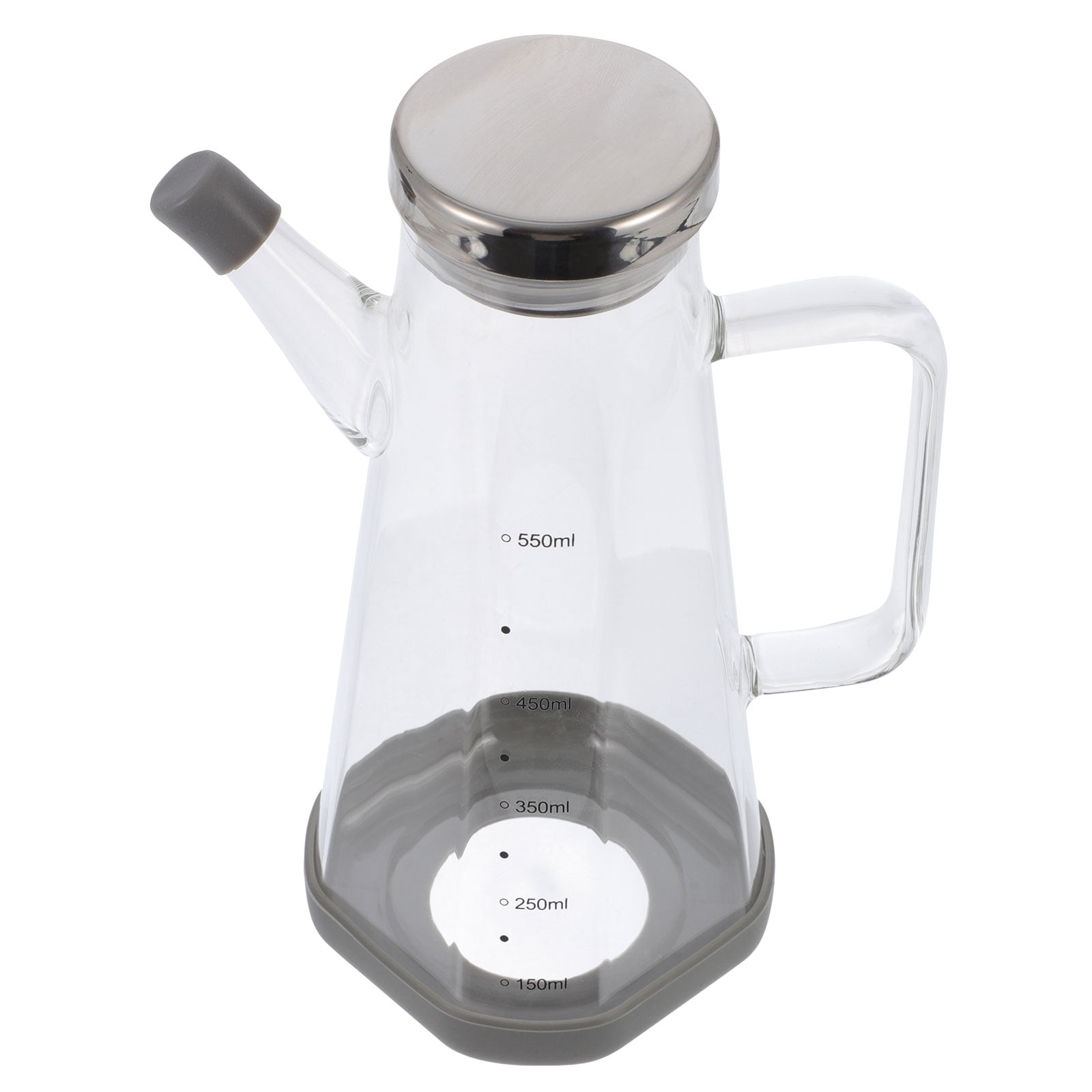 2 Pc Oil Can Storage Bottle Container Glass Pot Containers for Liquids ...